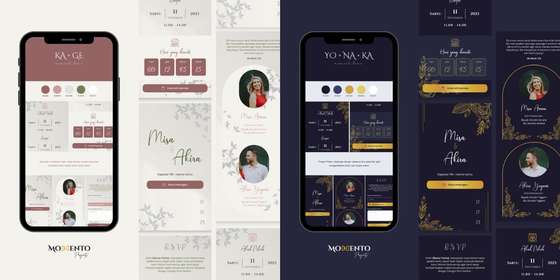 Digital Invitation - Amethyst Package by Momento Project | Bridestory Store