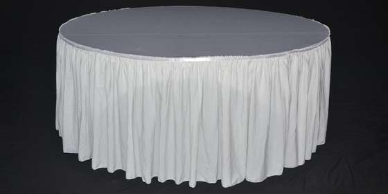 SEWA MEJA BULAT COVER + SKERTING D120 oleh tentso indonesia ...